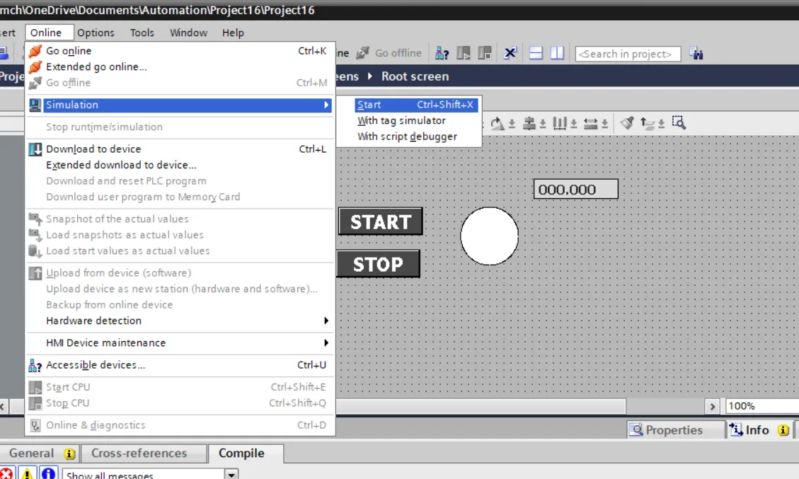 Siemens TIA portal wincc introduction and create simple project in TIA ...
