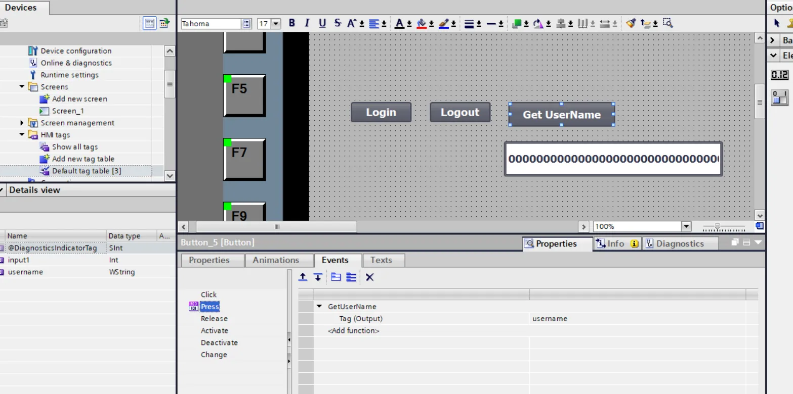 Siemens wincc hmi user management configuration in tia portal