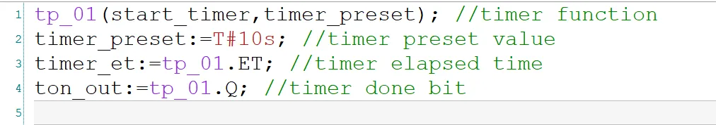 Connected Components Workbench Timer In Structured Text (ST) Timer ...