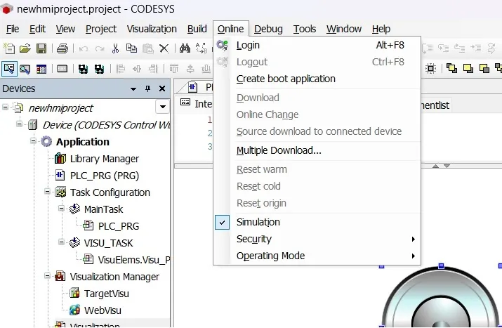 CODESYS VISUALIZATION