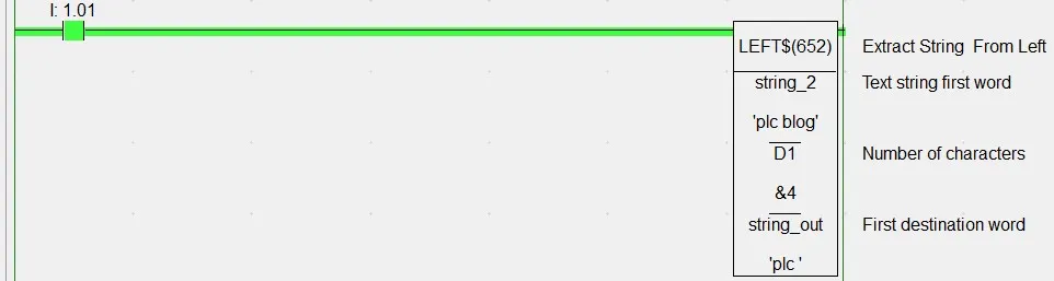 Omron PLC String Instructions - CX-Programmer