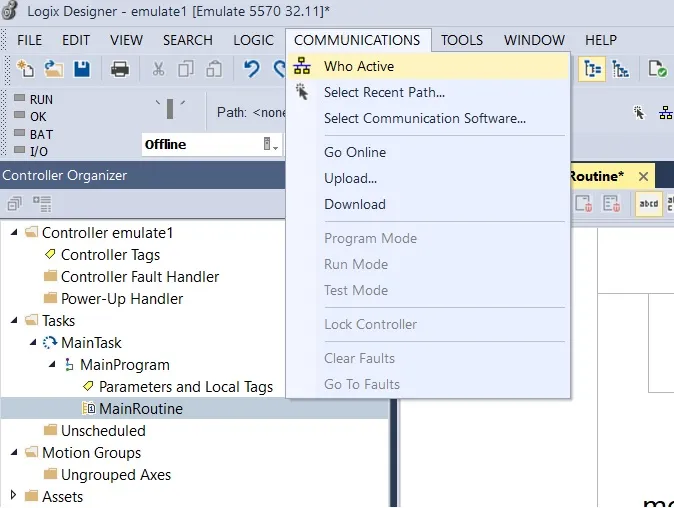 How To Emulate Rslogix 5000 Controller Using Studio 5000 Logix Emulate