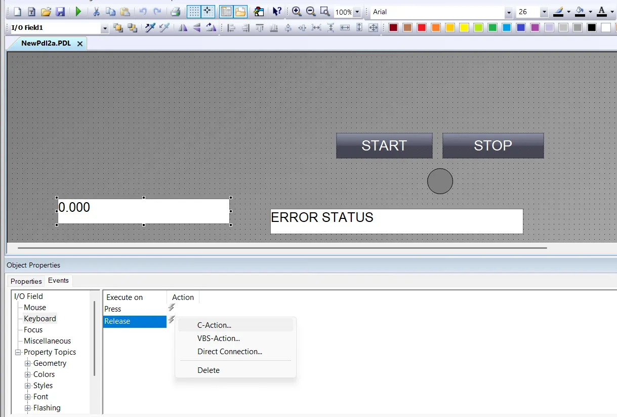 wincc scada get and set tag value function using C script